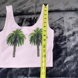 Poprageous | Tops | Palm Tree Crop Top | Poshmark